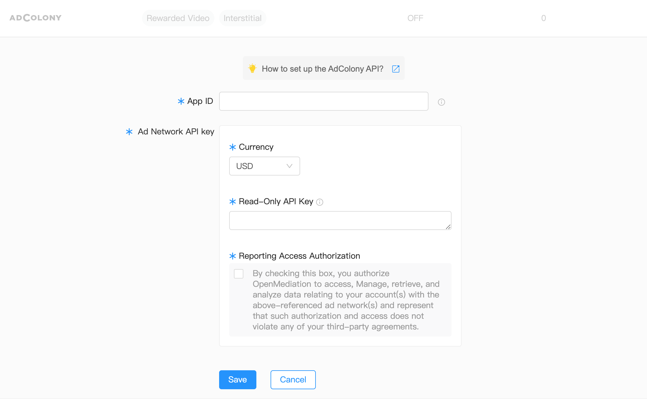 AdColony – Help Center-OpenMediation